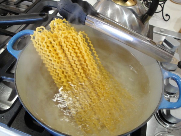 Fusilli Lunghi Alla Rustica-Long Fusilli with Bell Peppers and Onions ...